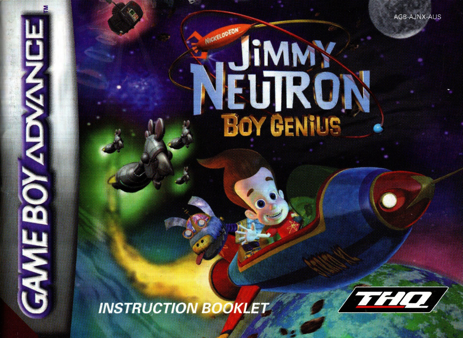 Manual - Jimmy Neutron: Boy Genius - GBA - Super Retro - Manuals