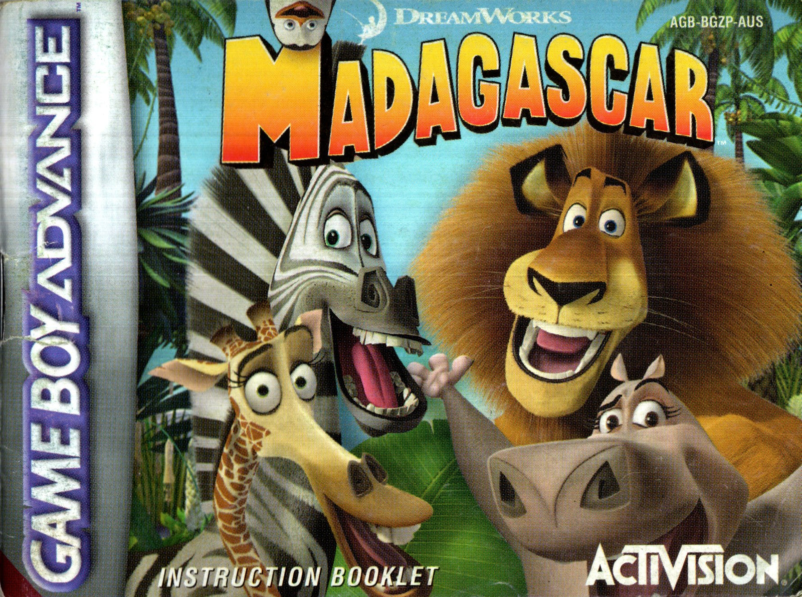 Manual - Madagascar - GBA - Super Retro - Manuals