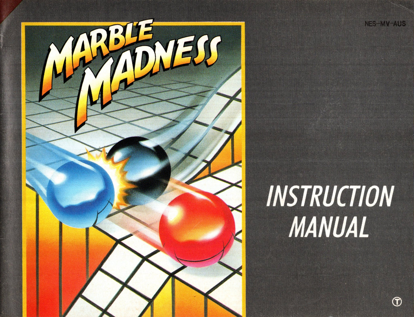 Manual - Marble Madness - NES - Super Retro - Manuals
