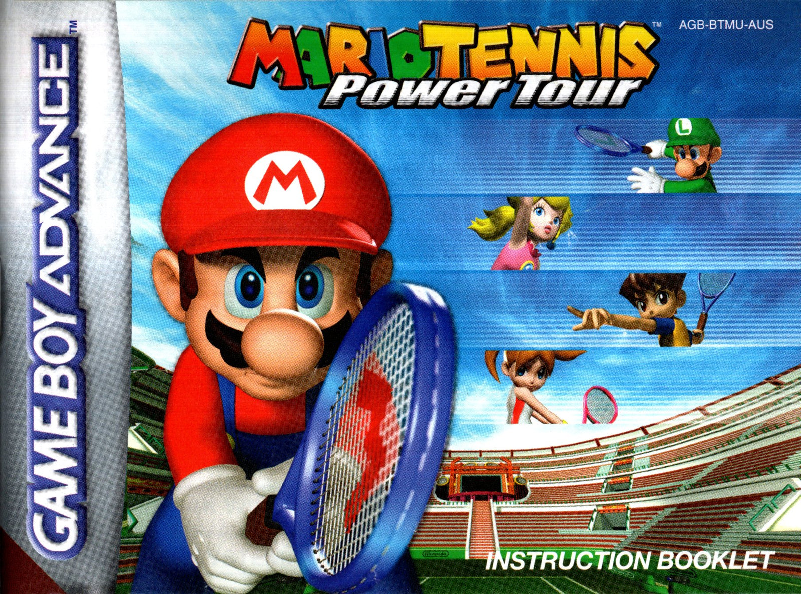 Manual - Mario Tennis Power Tour - GBA - Super Retro - Manuals