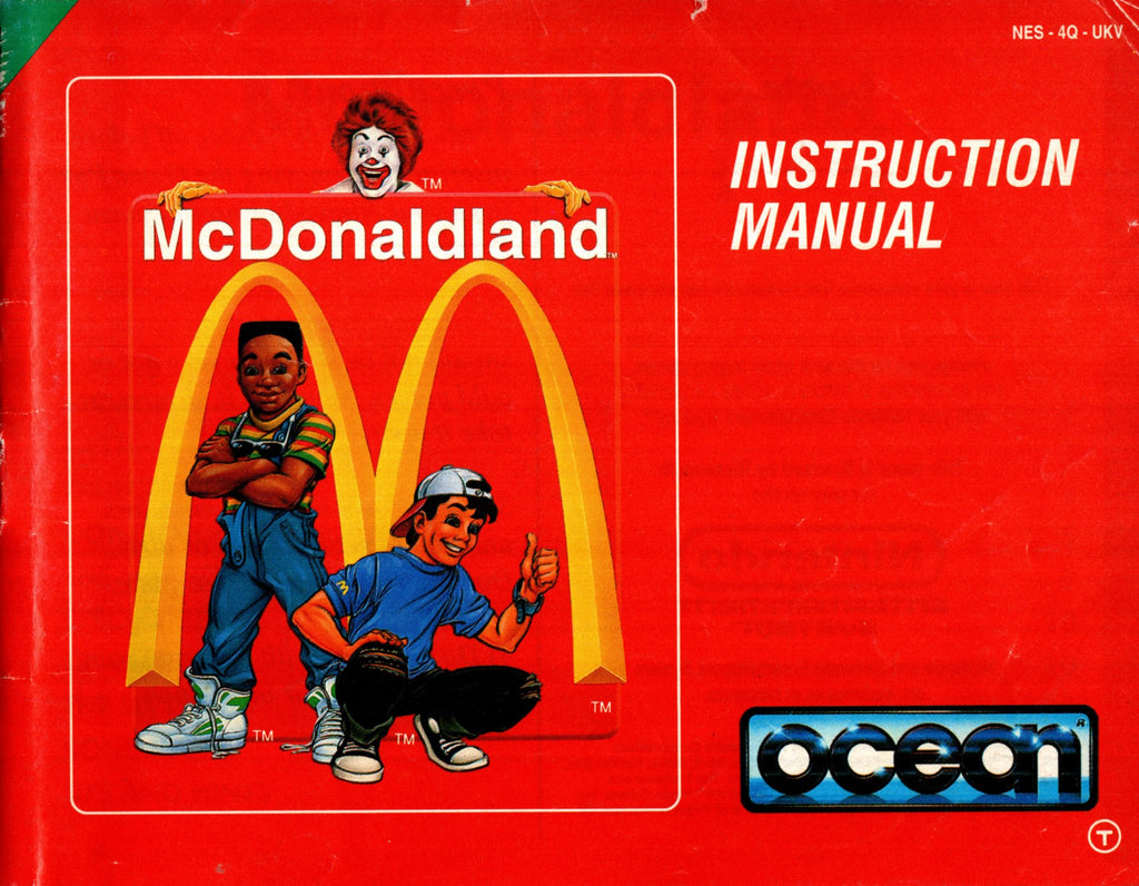 Manual - McDonaldland - NES - Super Retro - Manuals