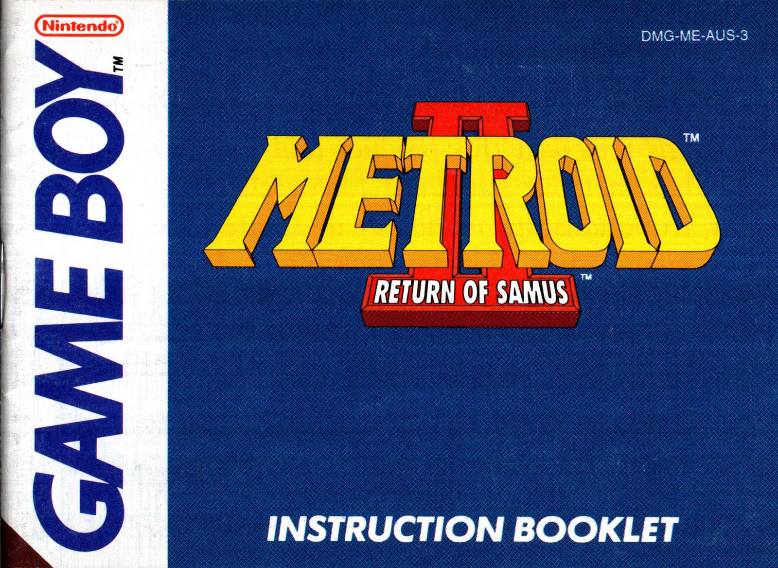 Manual - Metroid II: Return of Samus - Super Retro - Manuals