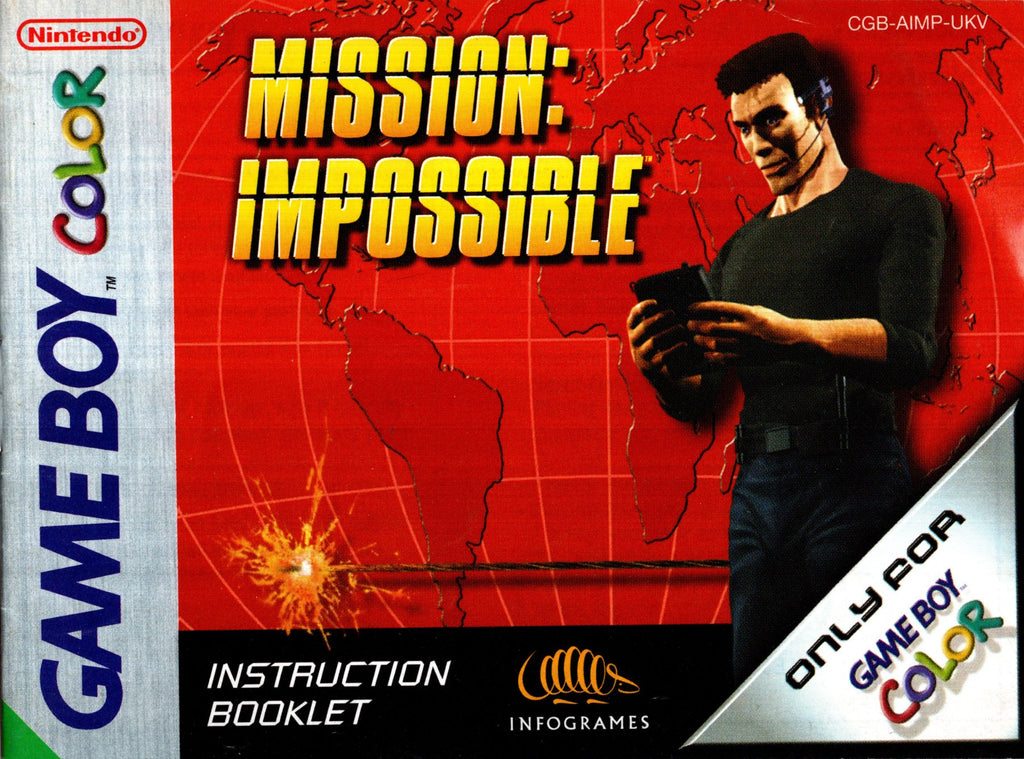 Manual - Mission: Impossible - Game Boy Color - Super Retro - Manuals