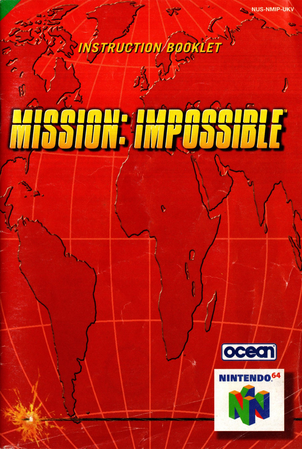 Manual - Mission Impossible - N64 - Super Retro - Manuals