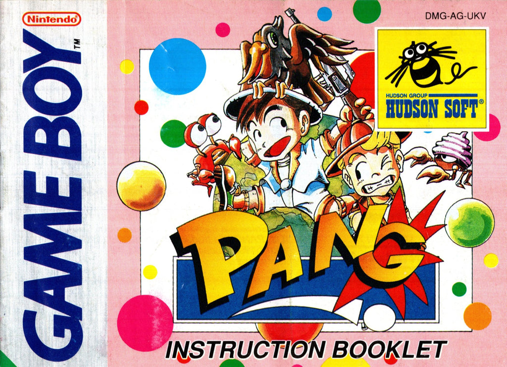 Manual - Pang - Game Boy - Super Retro - Manuals