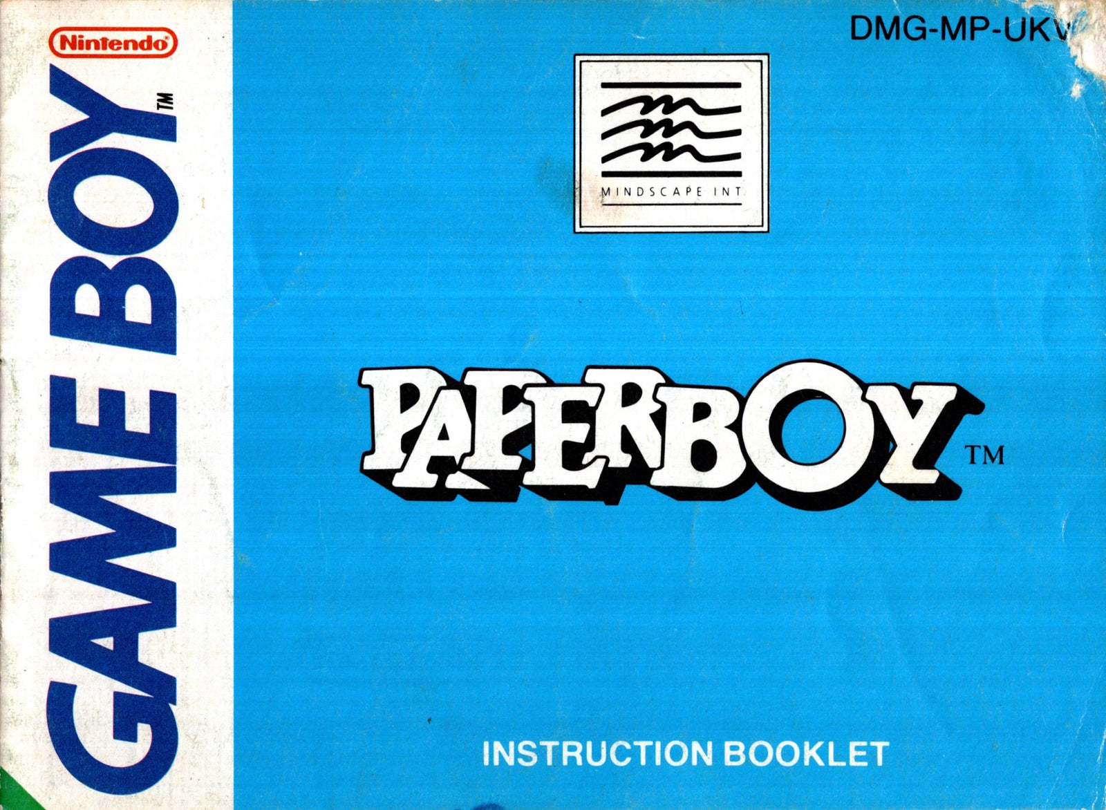 Manual - Paperboy - Game Boy - Super Retro - Manuals