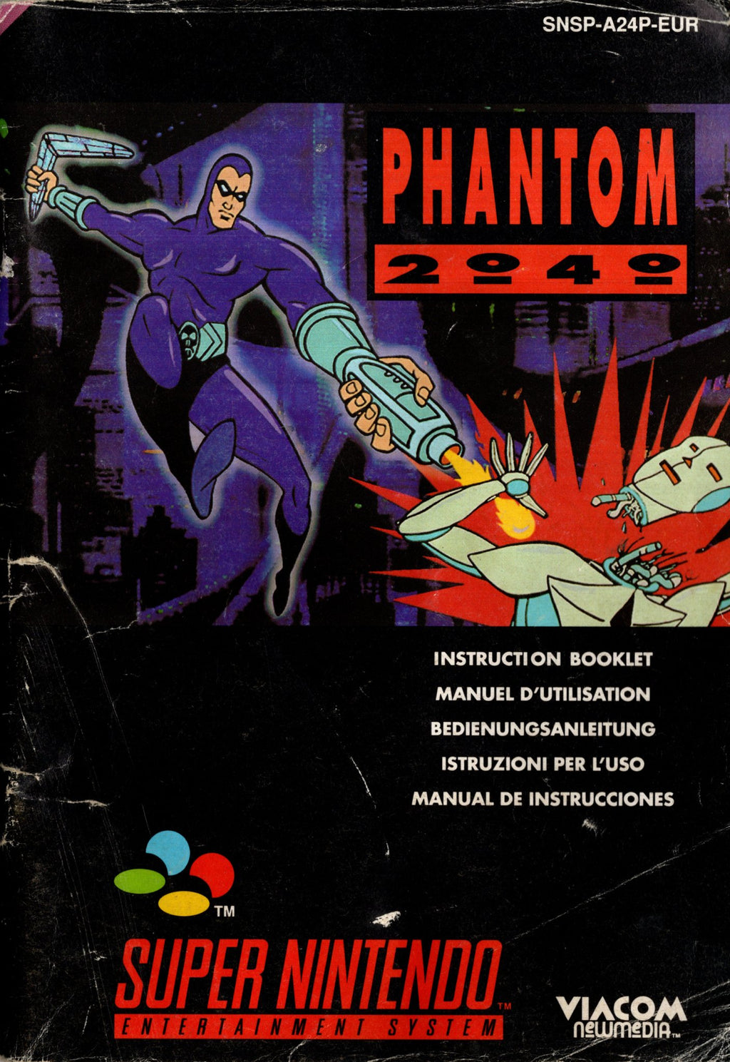 Manual - Phantom 2040 - SNES - Super Retro - Manuals