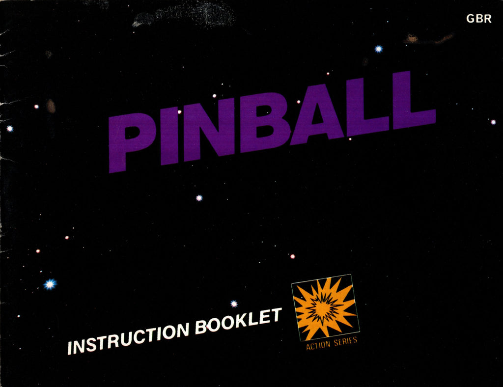 Manual - Pinball - NES - Super Retro - Manuals