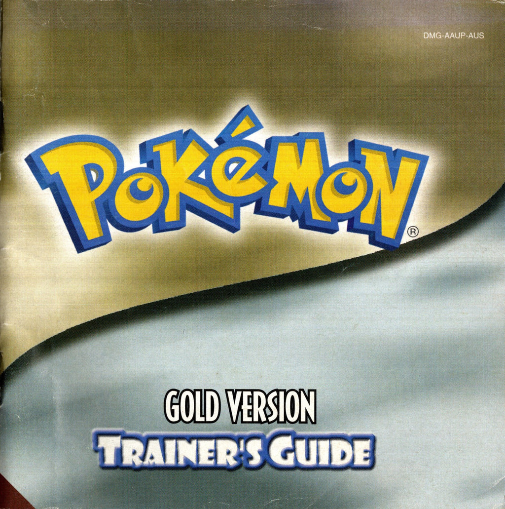 Manual - Pokemon Gold - Super Retro - Manuals