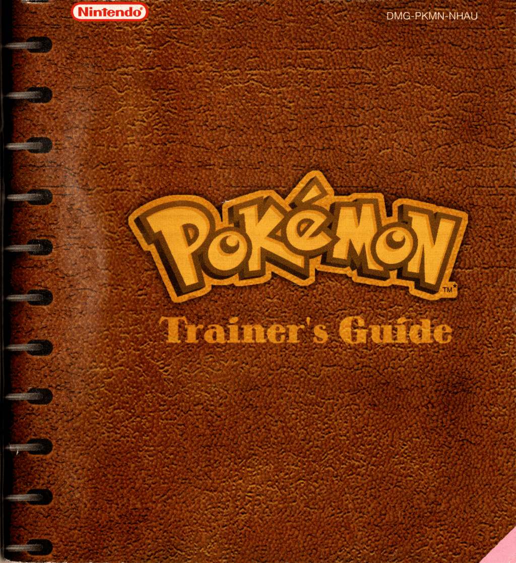Manual - Pokemon Red/Blue (EUR) - Super Retro - Manuals