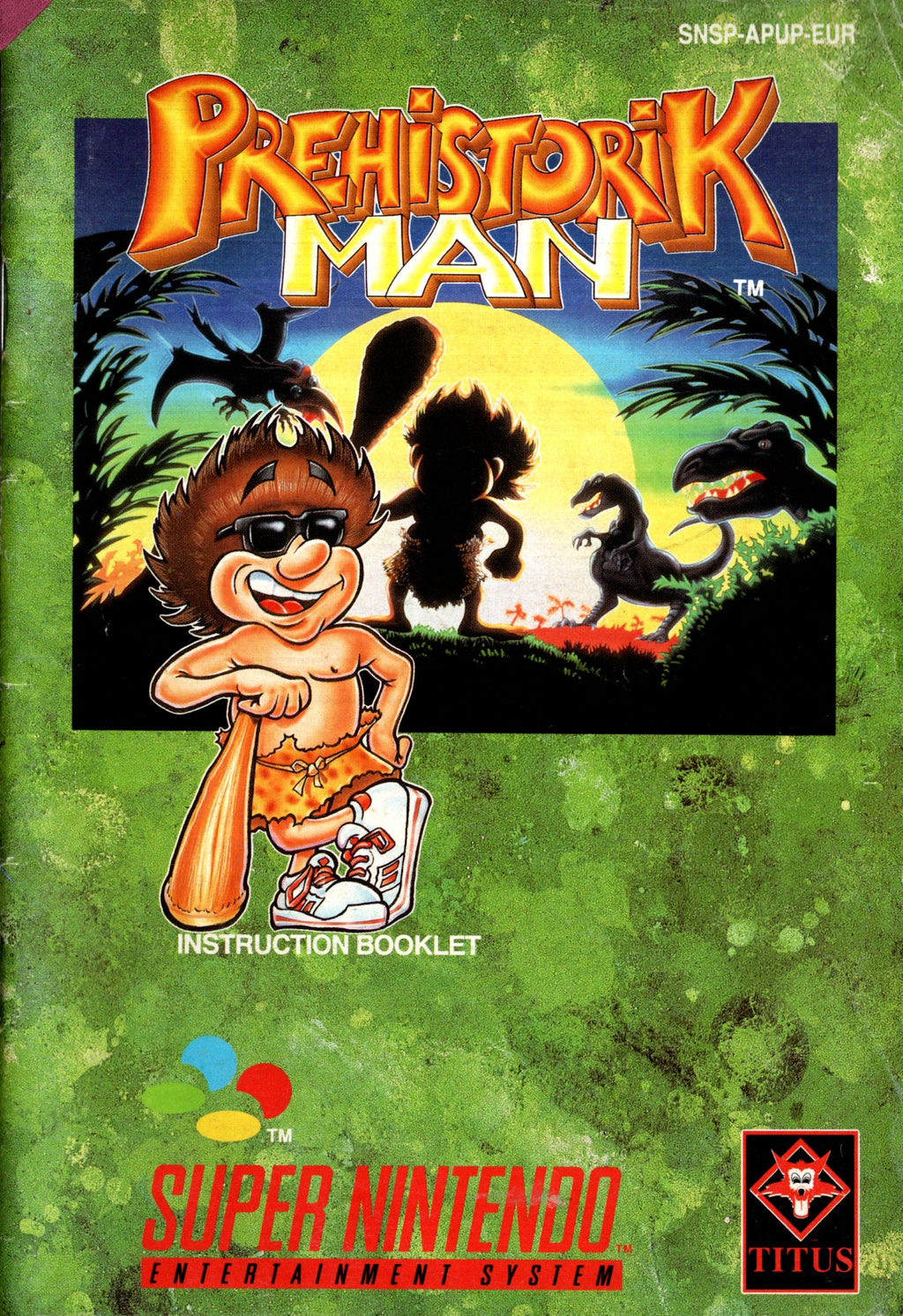 Manual - Prehistorik Man - SNES - Super Retro - Manuals