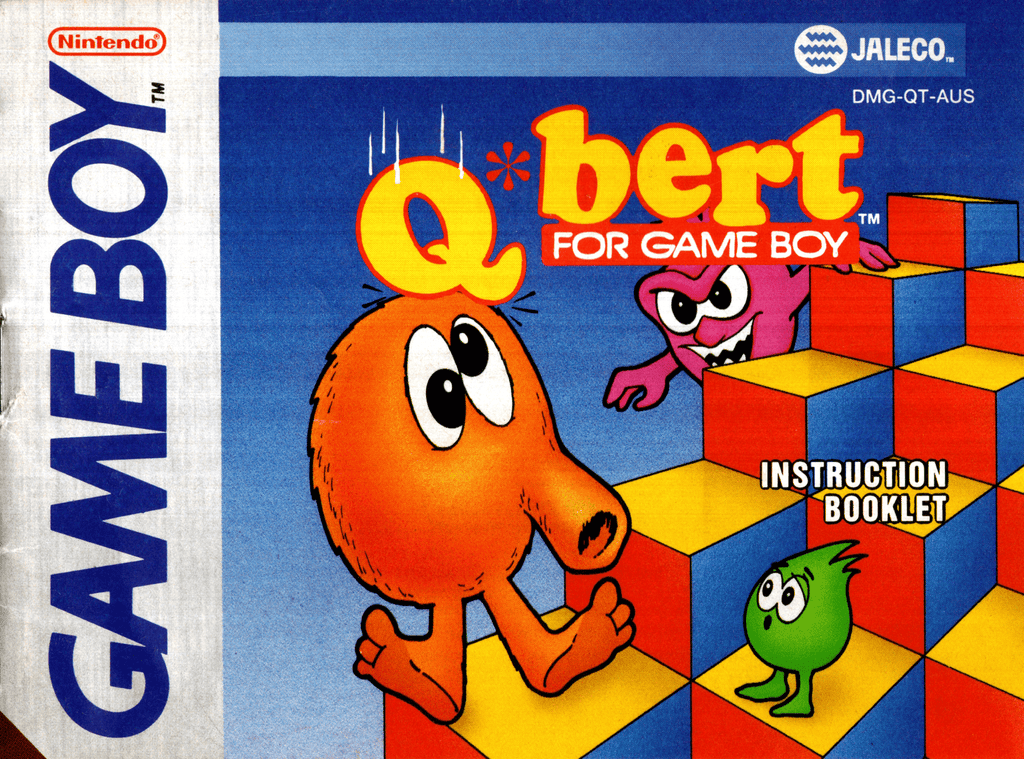 Manual - Q Bert - Game Boy - Super Retro - Manuals