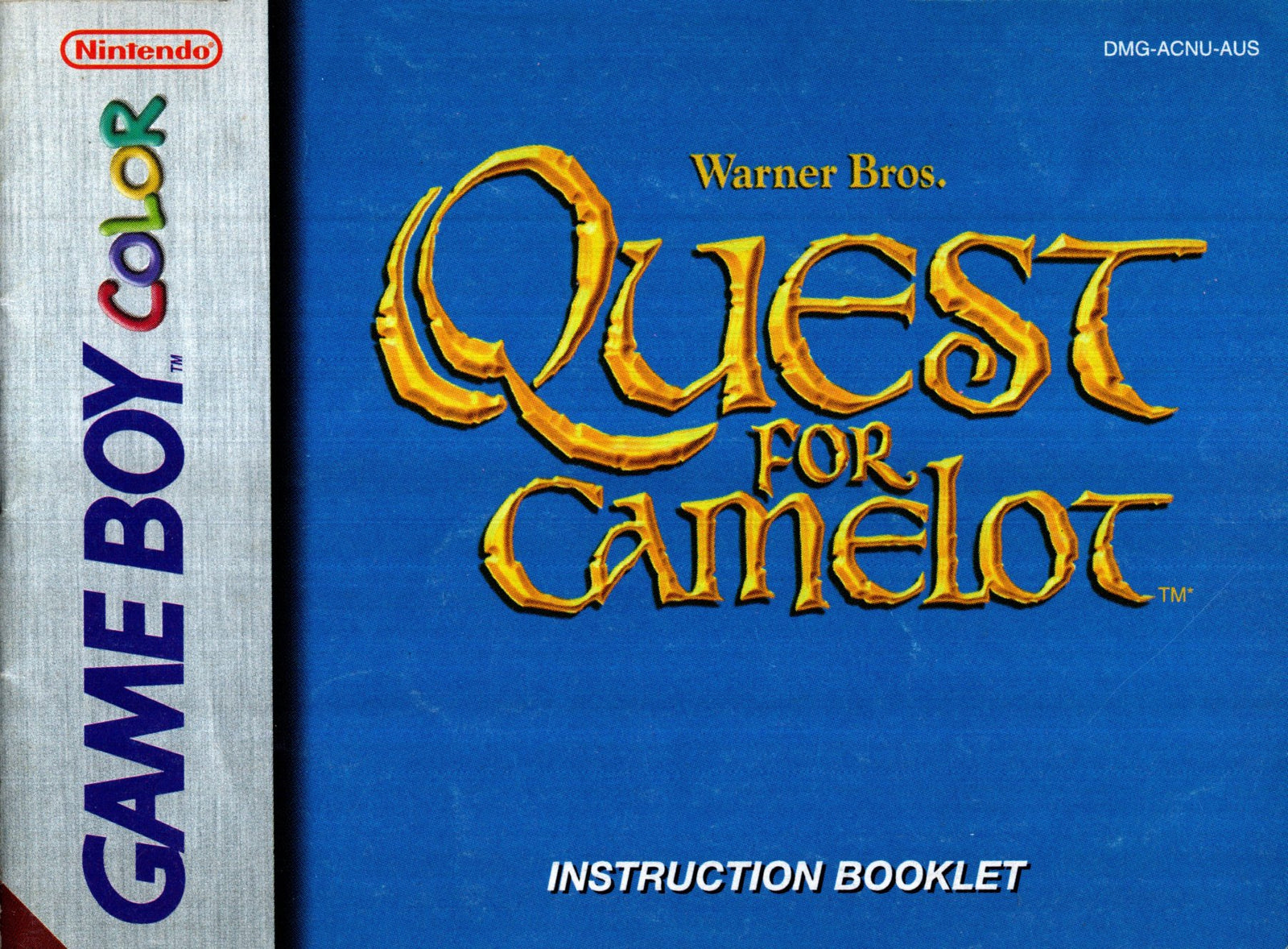 Manual - Quest for Camelot - Super Retro - Manuals