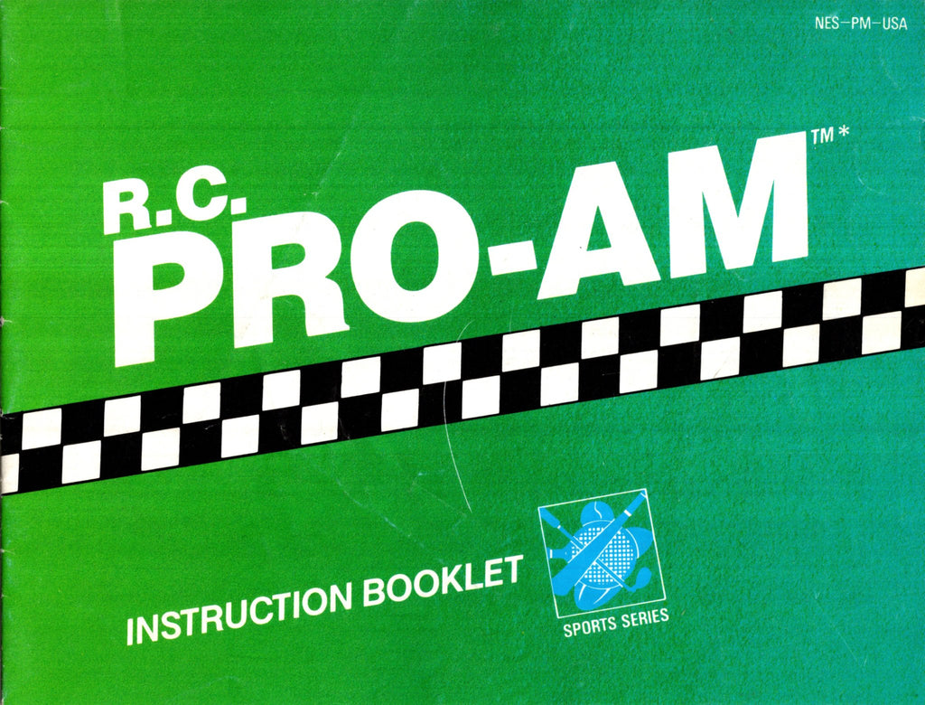 Manual - R.C. Pro-AM - NES - Super Retro - Manuals