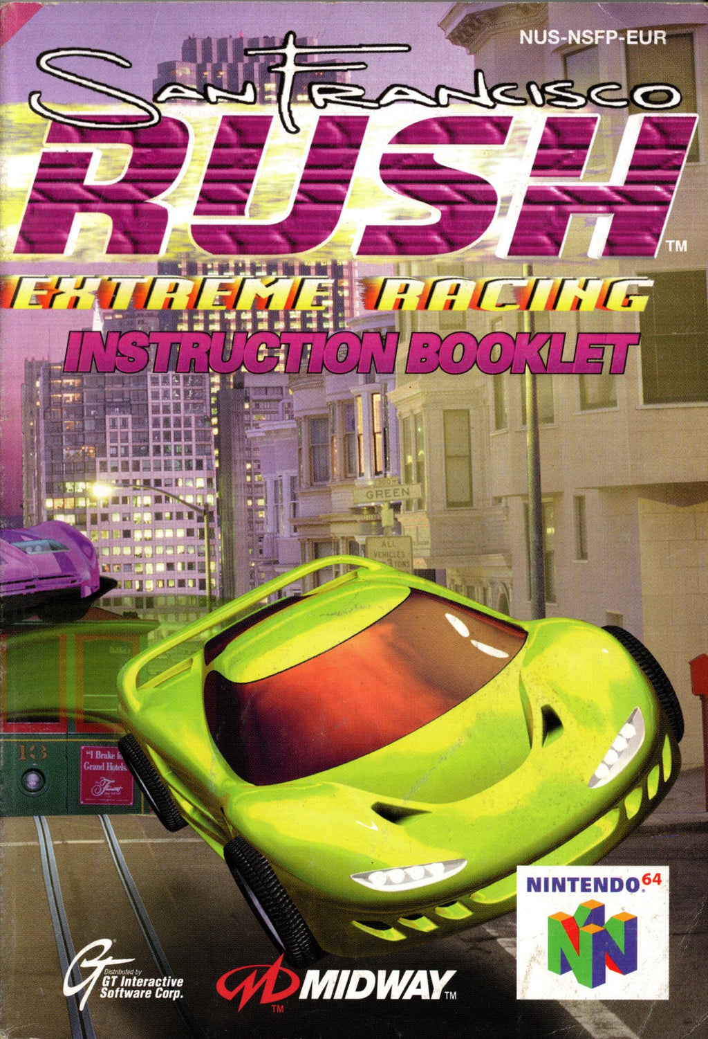 Manual - San Francisco Rush: Extreme Racing - N64 - Super Retro - Manuals