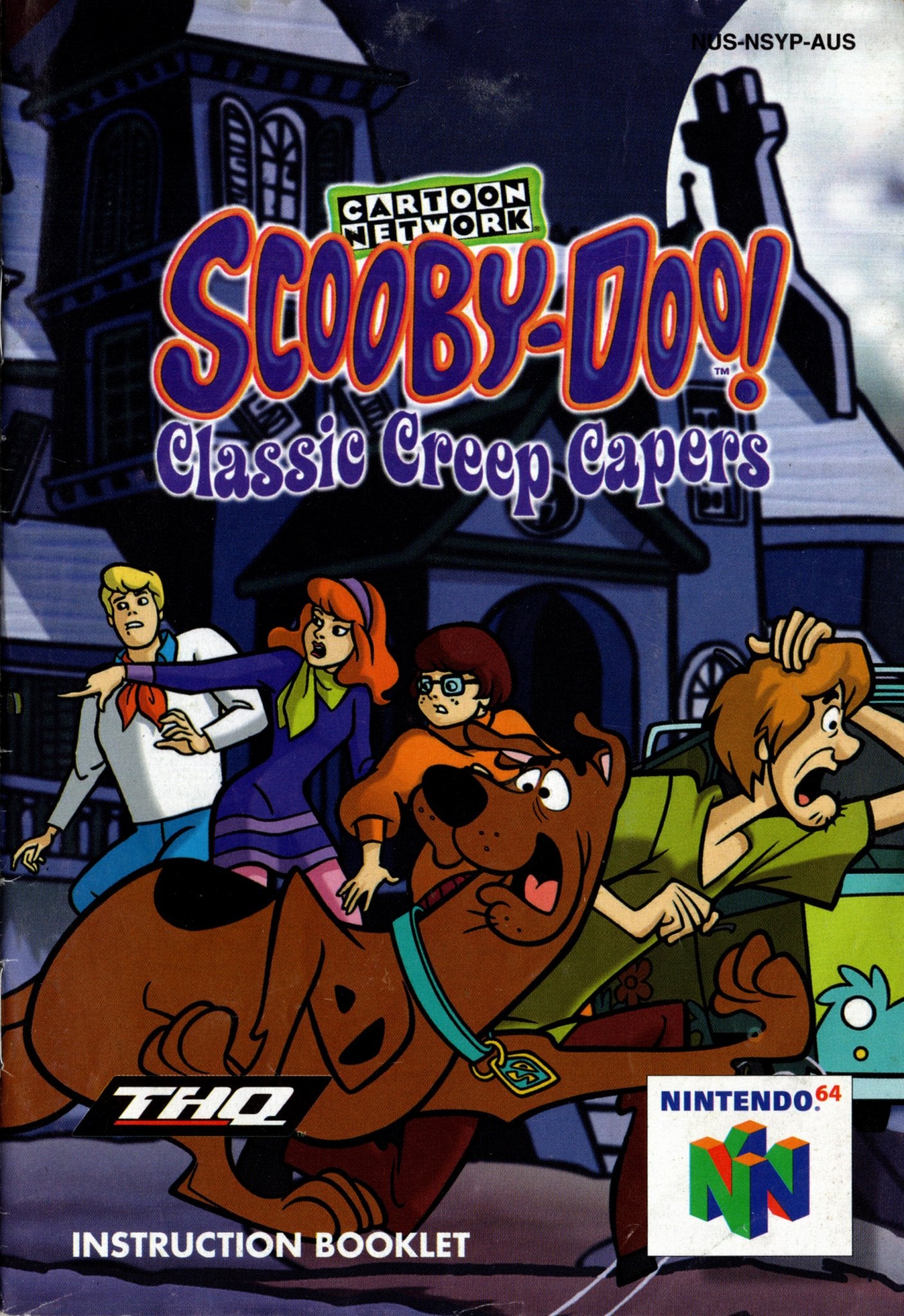 Manual - Scooby-Doo! Classic Creep Capers - N64 - Super Retro - Manuals