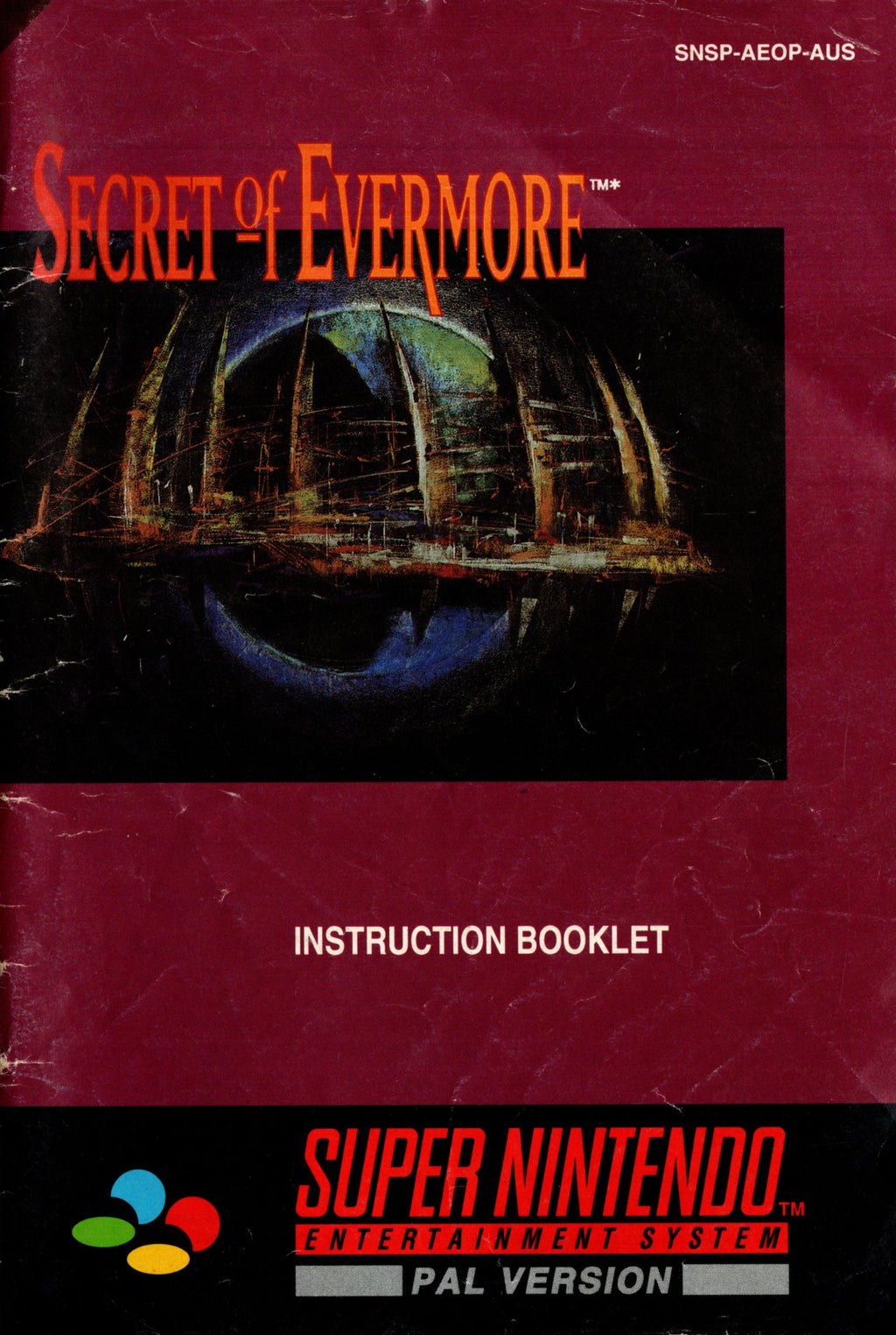 Manual - Secret of Evermore - SNES - Super Retro - Manuals