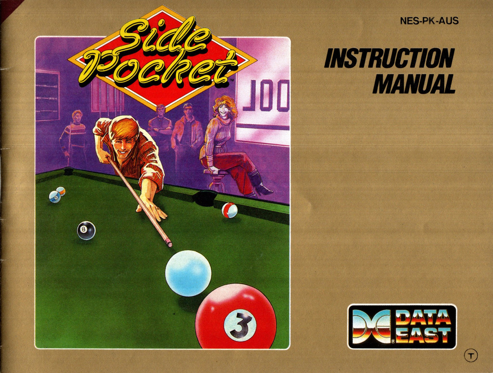Manual - Side Pocket - NES - Super Retro - Manuals