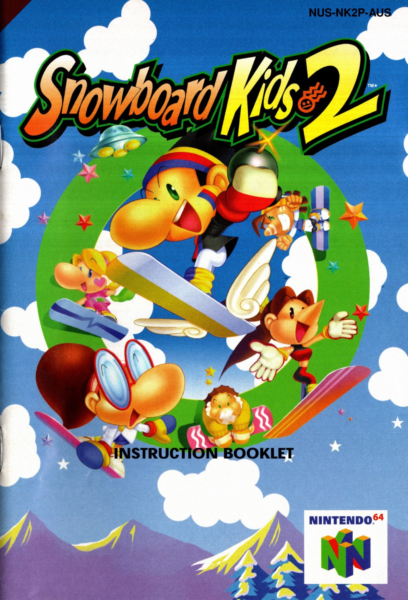 Manual - Snowboard Kids 2 - N64 - Super Retro - Manuals