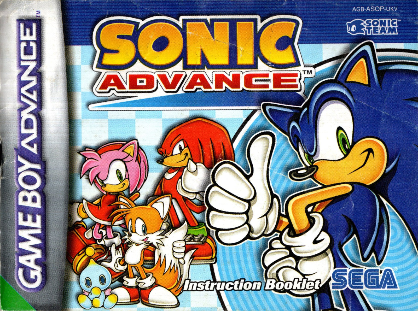 Manual - Sonic Advance - GBA - Super Retro - Manuals