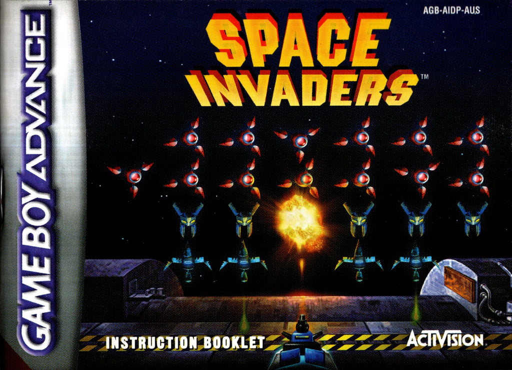 Manual - Space Invaders - GBA - Super Retro - Manuals
