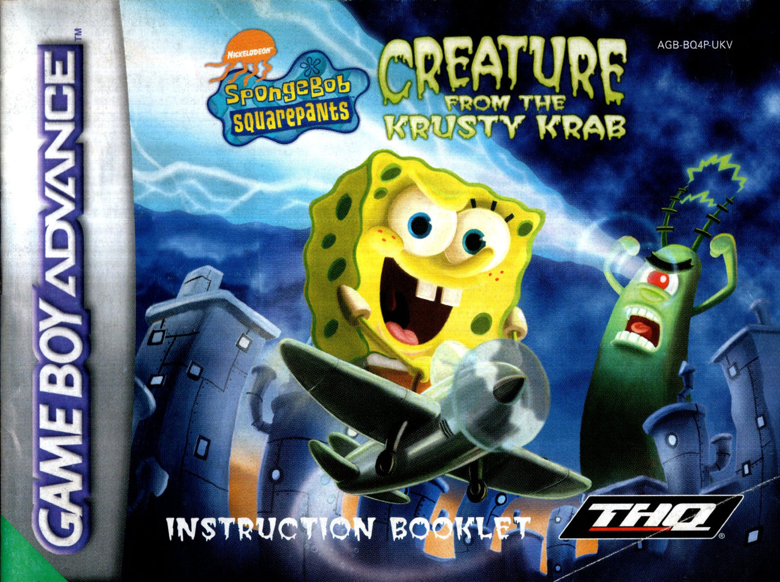 Manual - SpongeBob SquarePants: Creature from the Krusty Krab - GBA ...