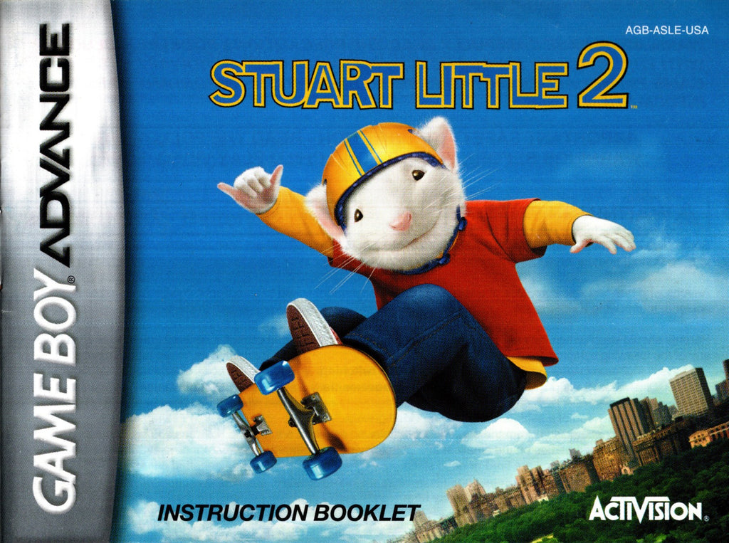 Manual - Stuart Little 2 - GBA - Super Retro - Manuals