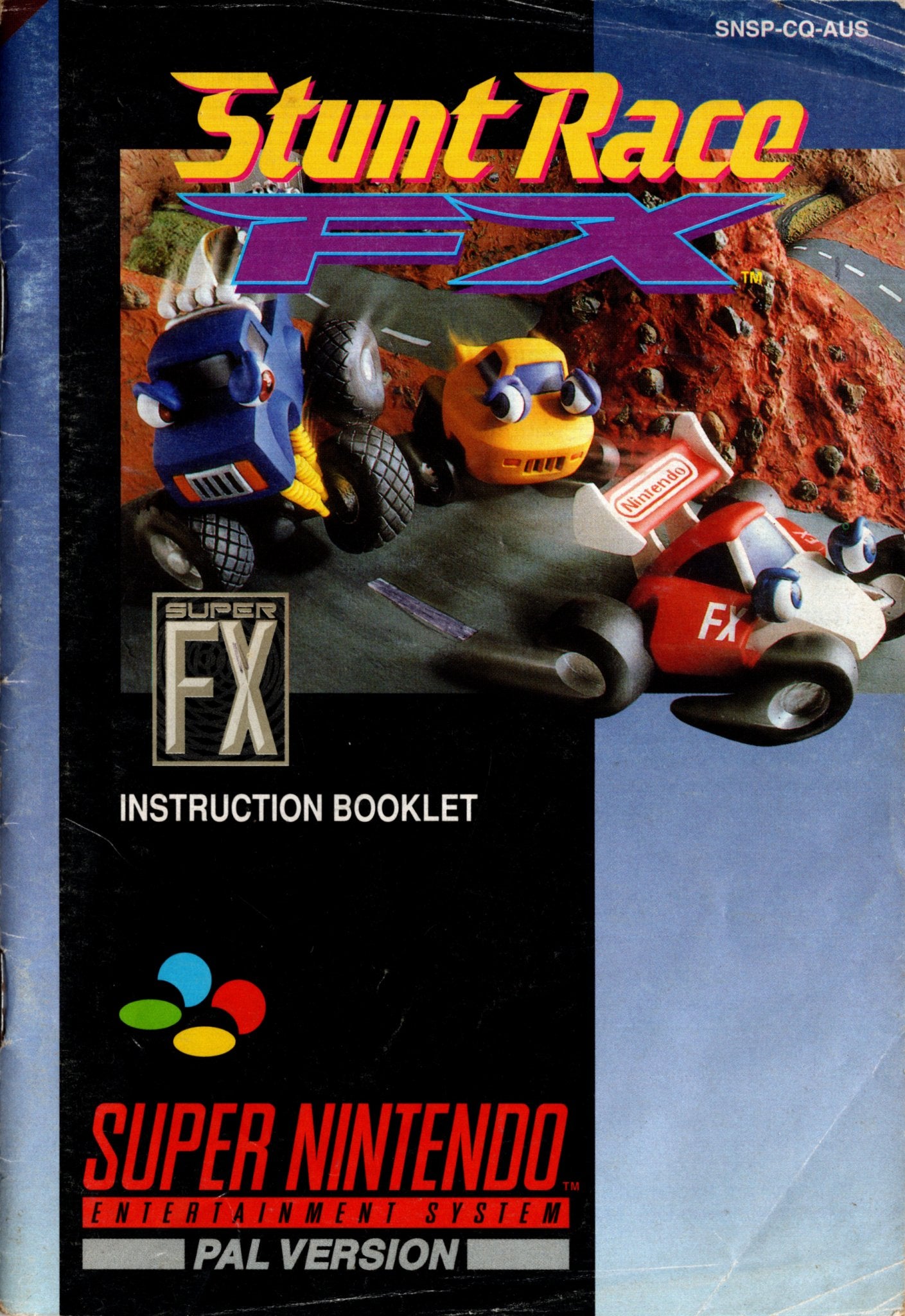Manual - Stunt Race FX - SNES - Super Retro - Manuals