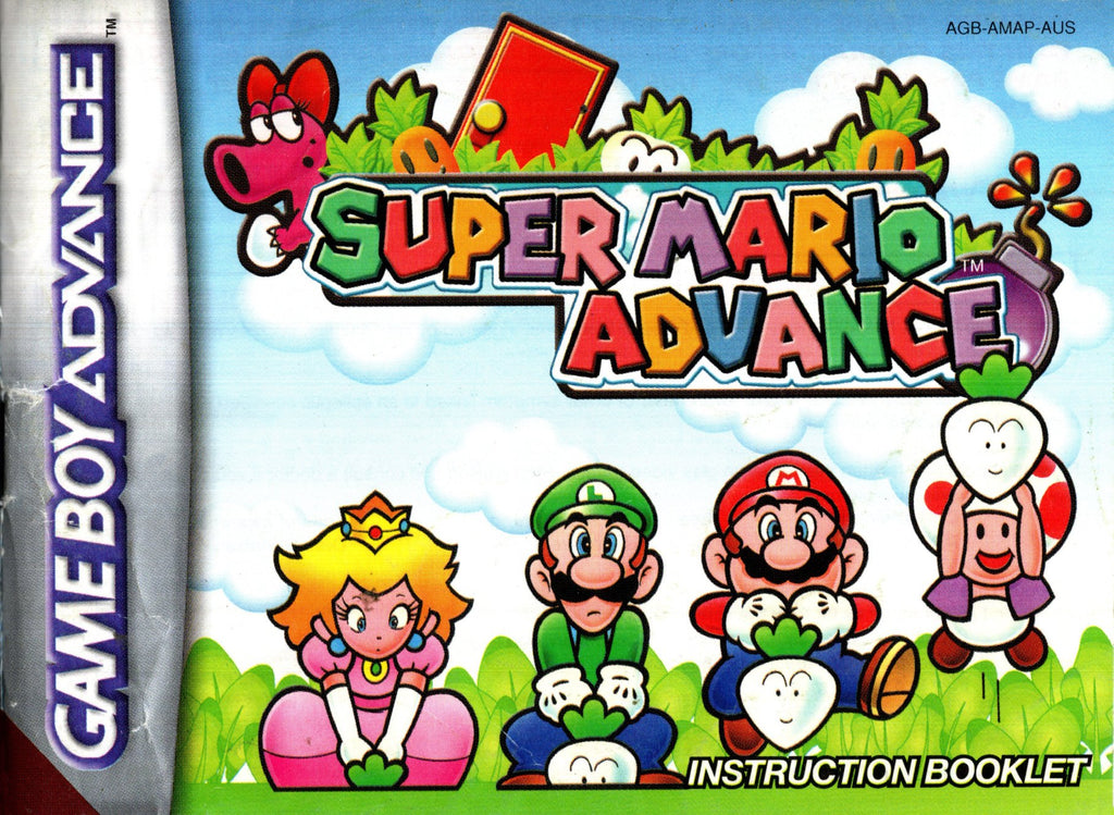 Manual - Super Mario Advance - GBA - Super Retro - Manuals