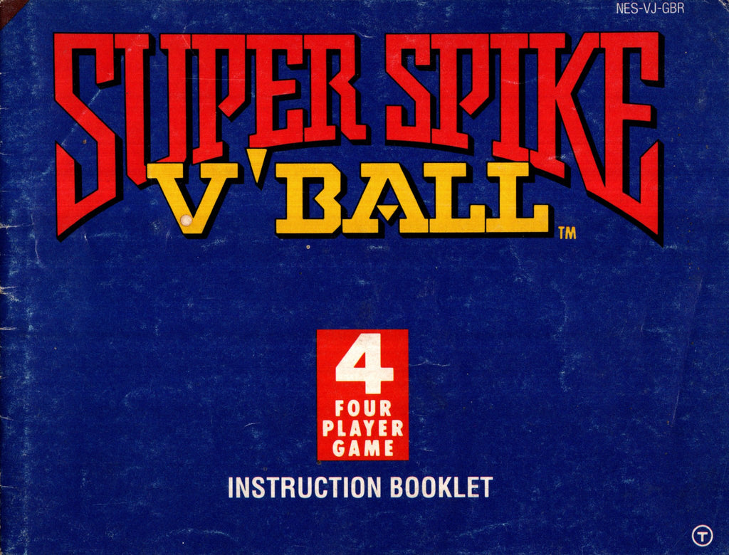 Manual - Super Spike V-Ball - NES - Super Retro - Manuals