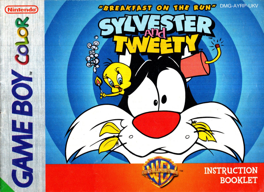 Manual - Sylvester & Tweety: Breakfast on the Run - Super Retro - Manuals