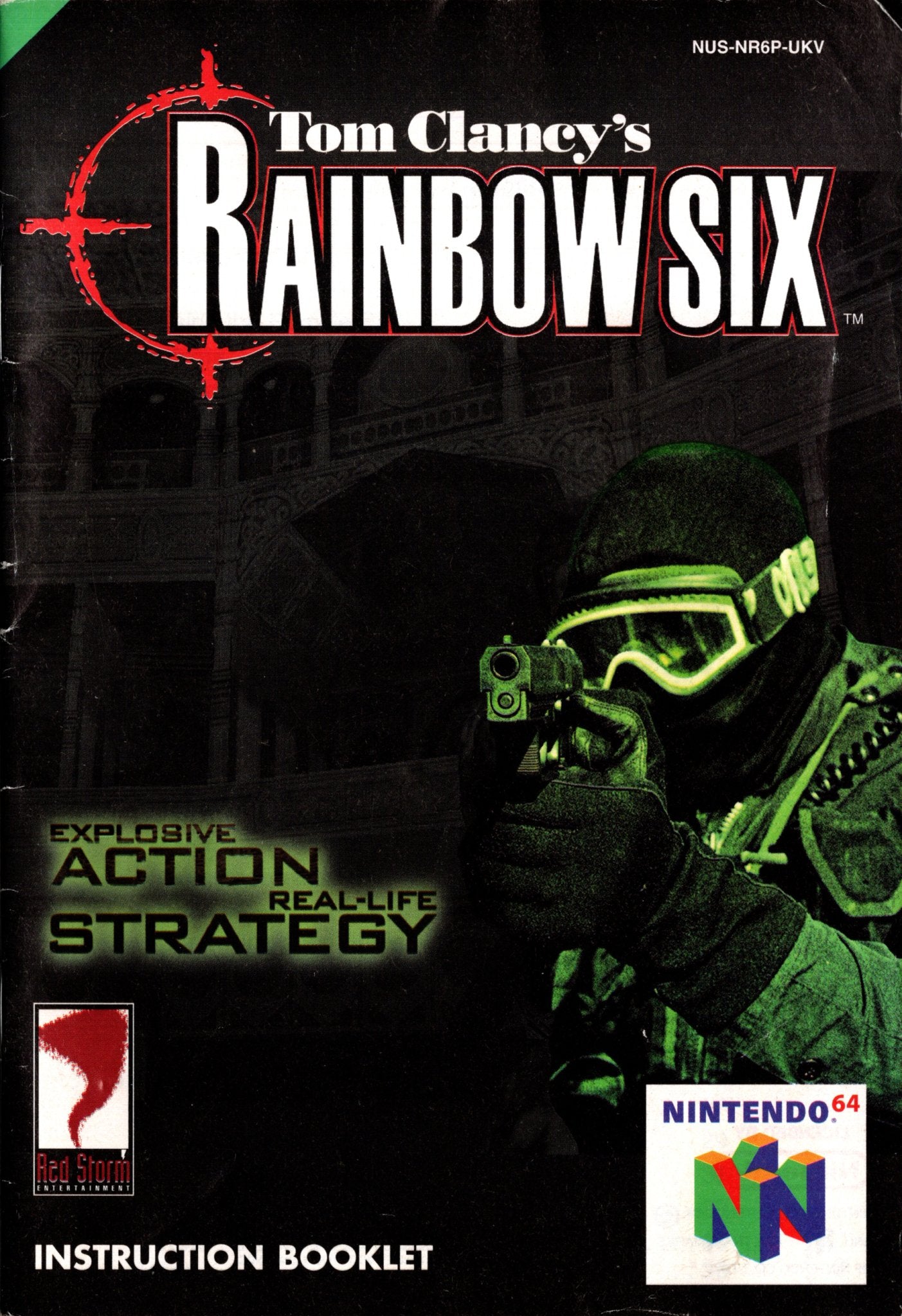Manual - Tom Clancy's Rainbow Six - N64 - Super Retro - Manuals