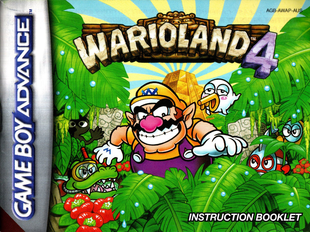 Manual - Wario Land 4 - GBA - Super Retro - Manuals