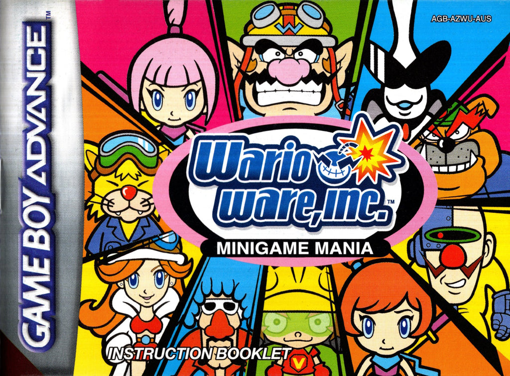 Manual - Warioware, Inc. Minigame Mania - GBA - Super Retro - Manuals