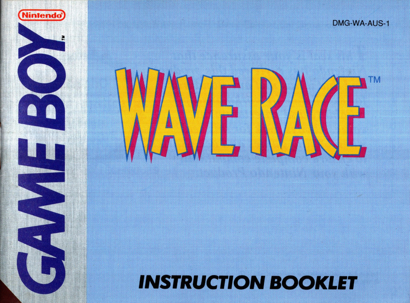 Manual - Wave Race - Game Boy - Super Retro - Manuals
