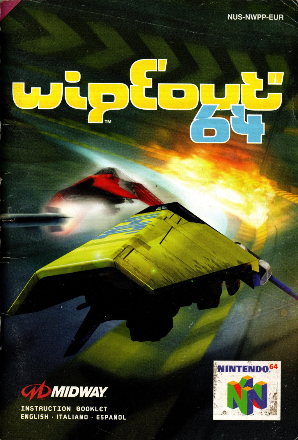 Manual - Wipeout 64 - Super Retro - Manuals