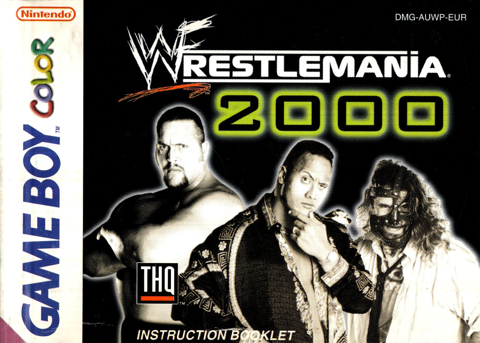 Manual - WWF WrestleMania 2000 - Game Boy Color - Super Retro - Manuals