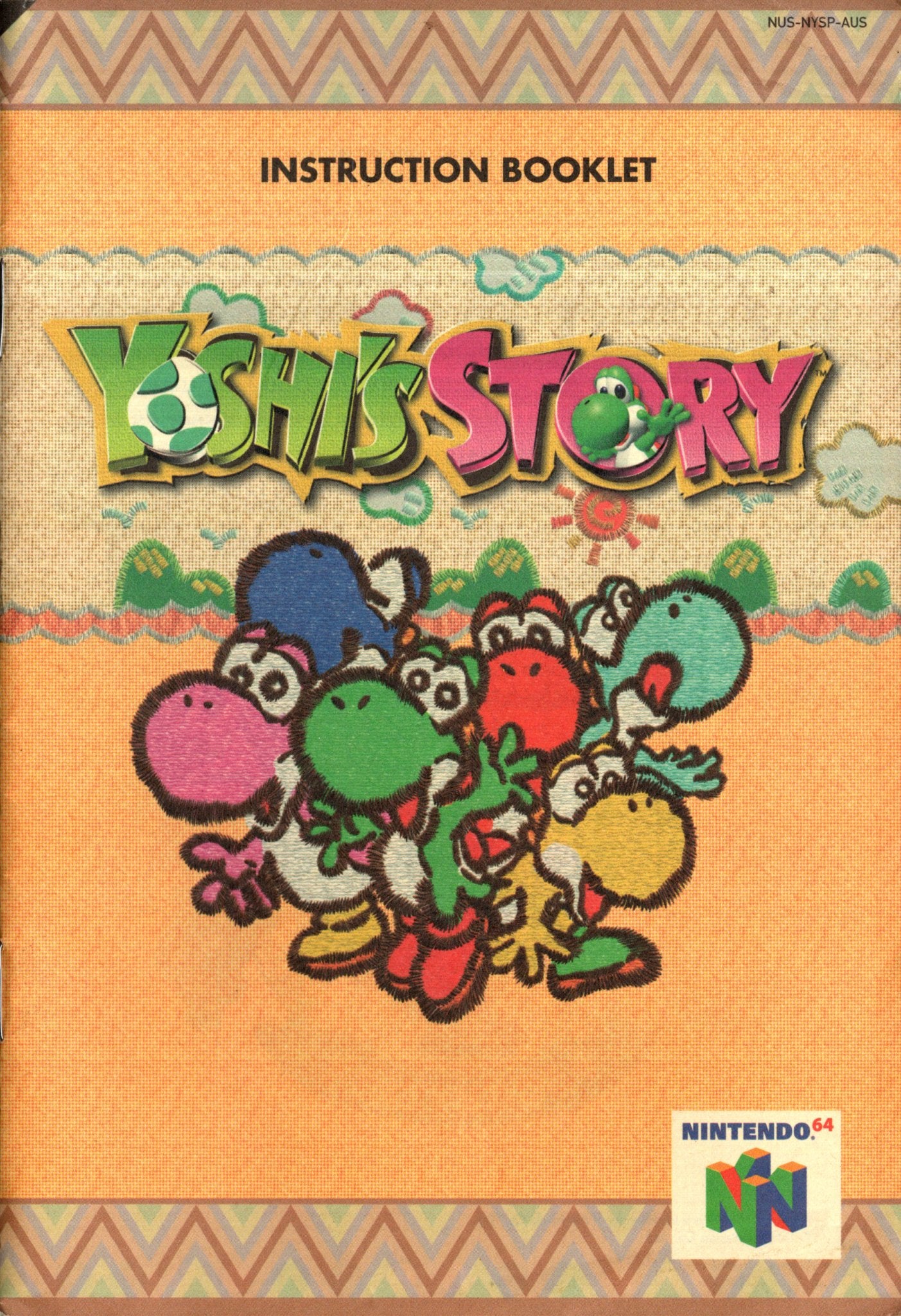 Manual - Yoshi's Story - N64 - Super Retro - Manuals