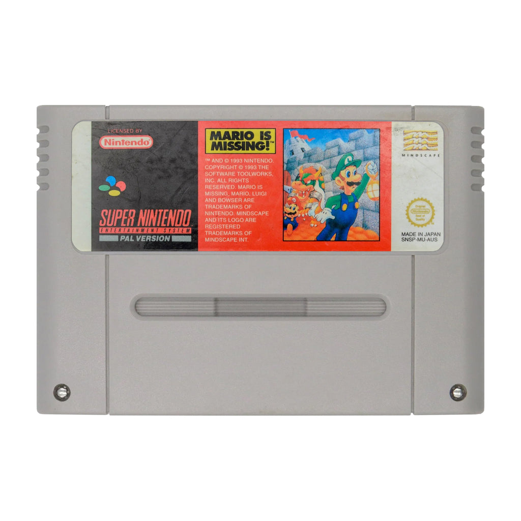 Mario Is Missing! - SNES - Super Retro - Super Nintendo