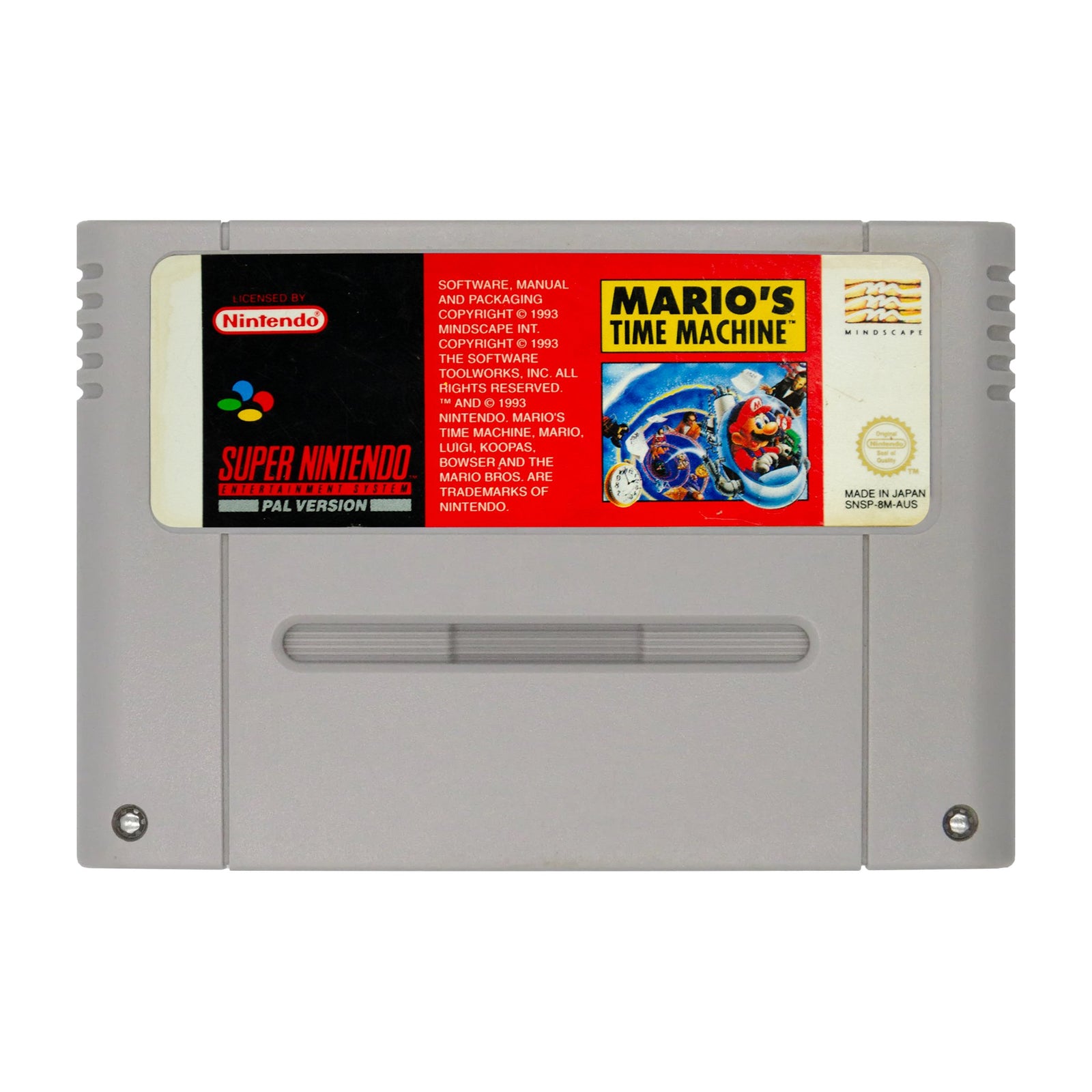 Mario's Time Machine - SNES - Super Retro - Super Nintendo