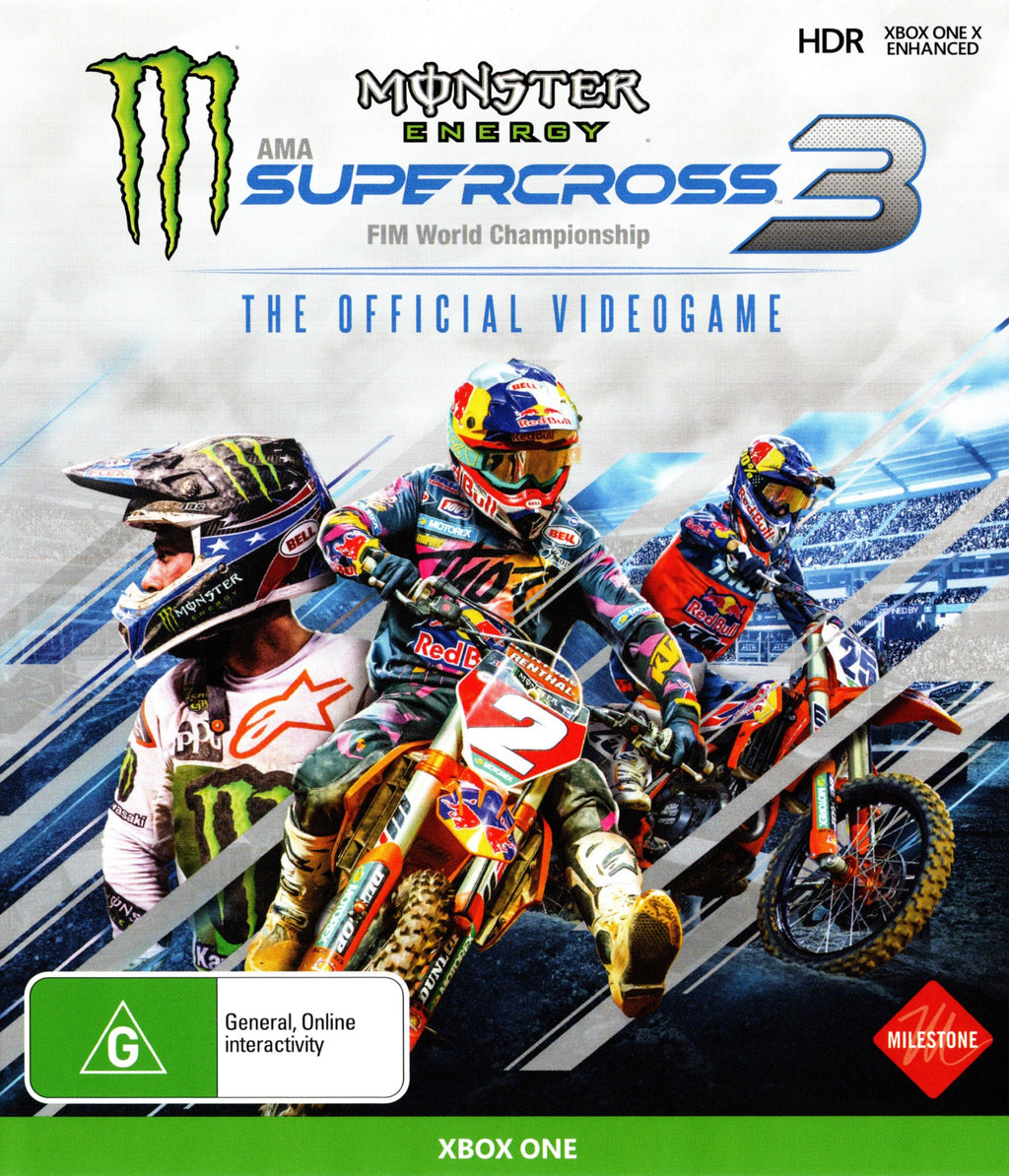 Monster Energy Supercross 3 The Official Videogame - Xbox One - Super ...