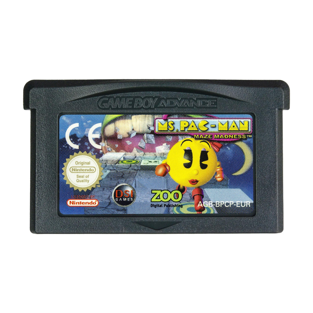 Ms. Pac-Man Maze Madness - GBA - Super Retro - Game Boy Advance