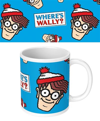 Mug - Where's Wally Face - Super Retro - Merchandise