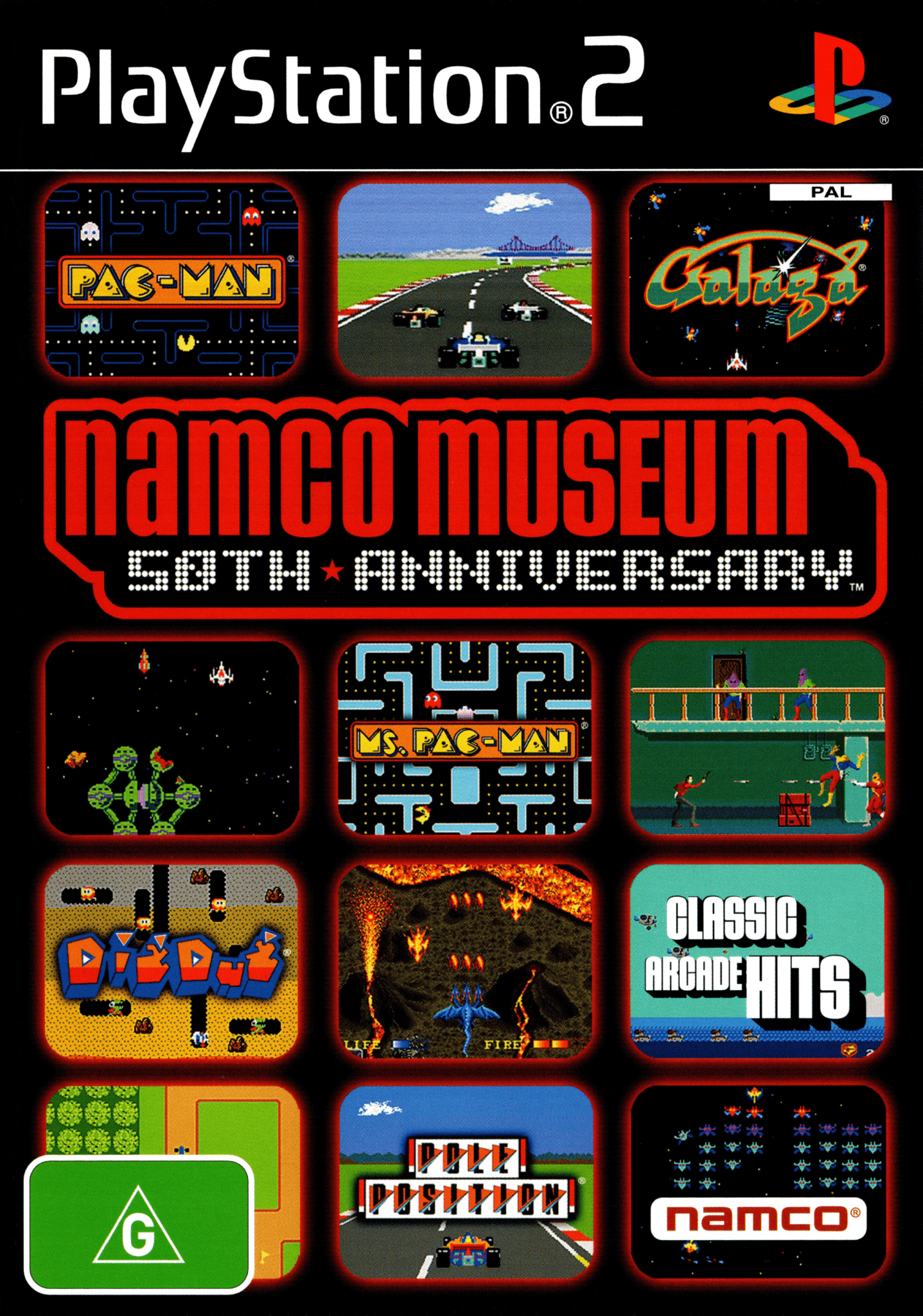 Namco Museum 50th Anniversary - PS2 - Super Retro - Playstation 2