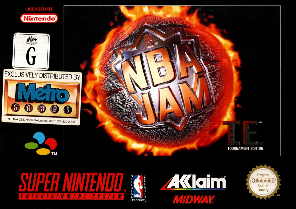 NBA JAM Tournament Edition - SNES - Super Retro - Super Nintendo