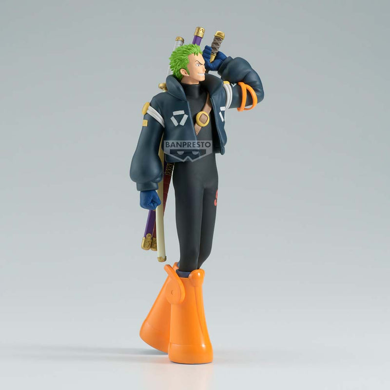 One Piece The Shukko Roronoa Zoro Egghead Ver. - Super Retro - Figures