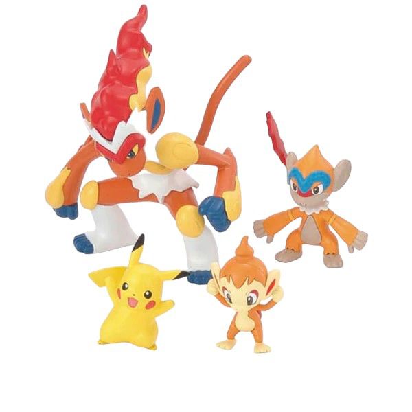 Pokemon Model Kit - Infernape Evolution Set - Super Retro - Figures