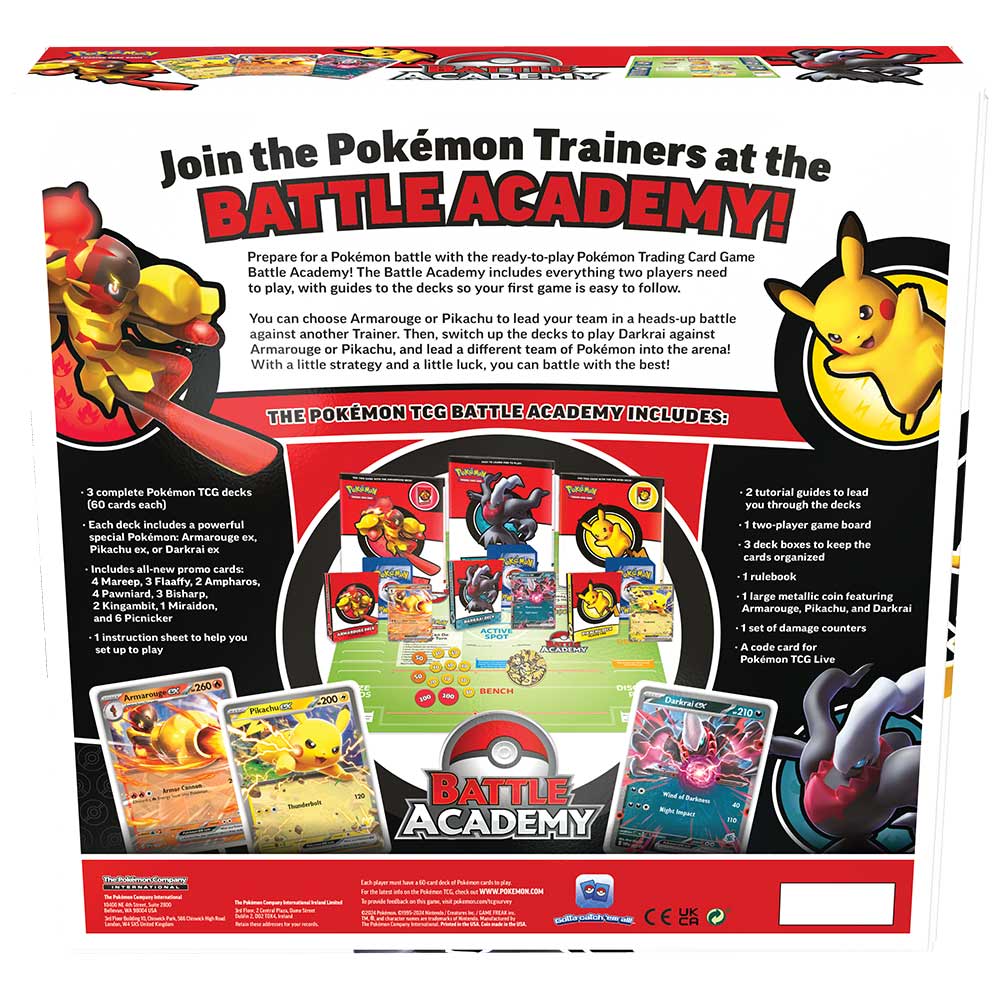 Pokemon TCG Battle Academy Board Game 2024 - Super Retro - Trading Cards