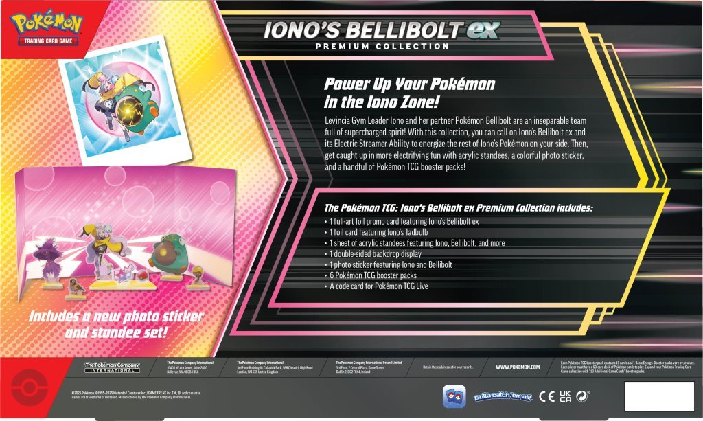 Pokemon TCG - Iono's Bellibolt ex Premium Collection - Super Retro ...