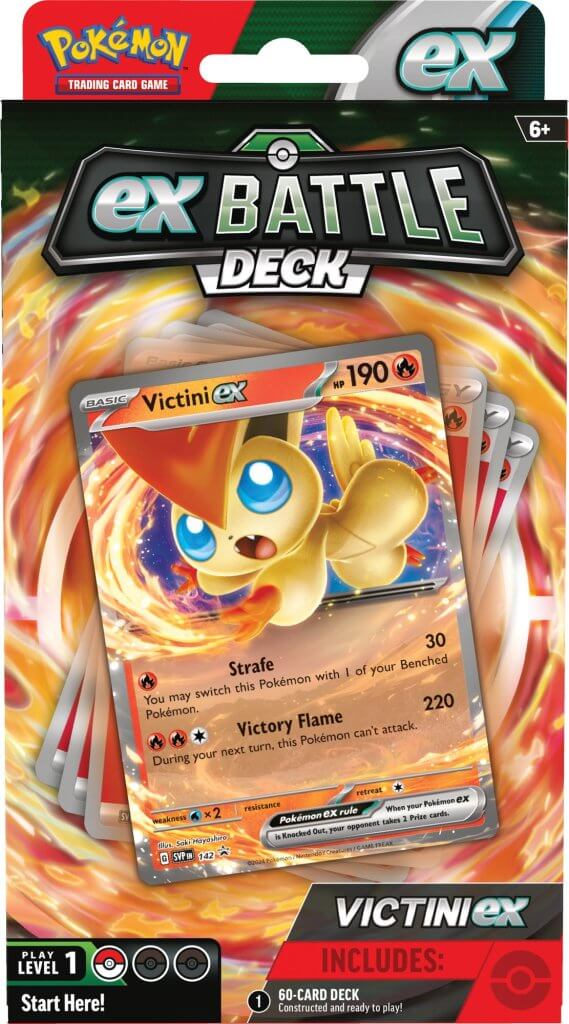 Pokemon TCG - Victini ex Battle Deck - Super Retro - Trading Cards